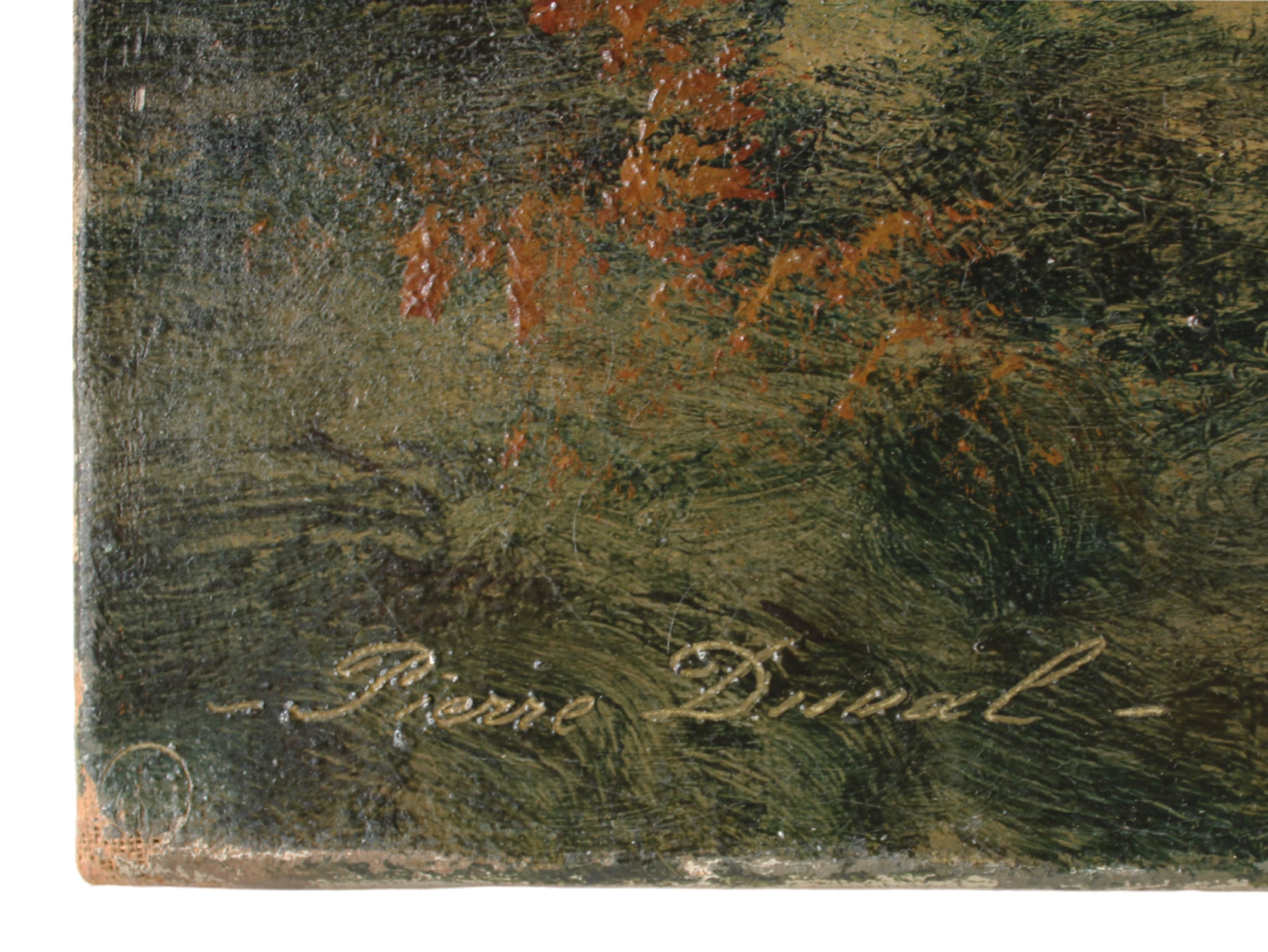 Pierre Duval antique oil painting La Promenade
