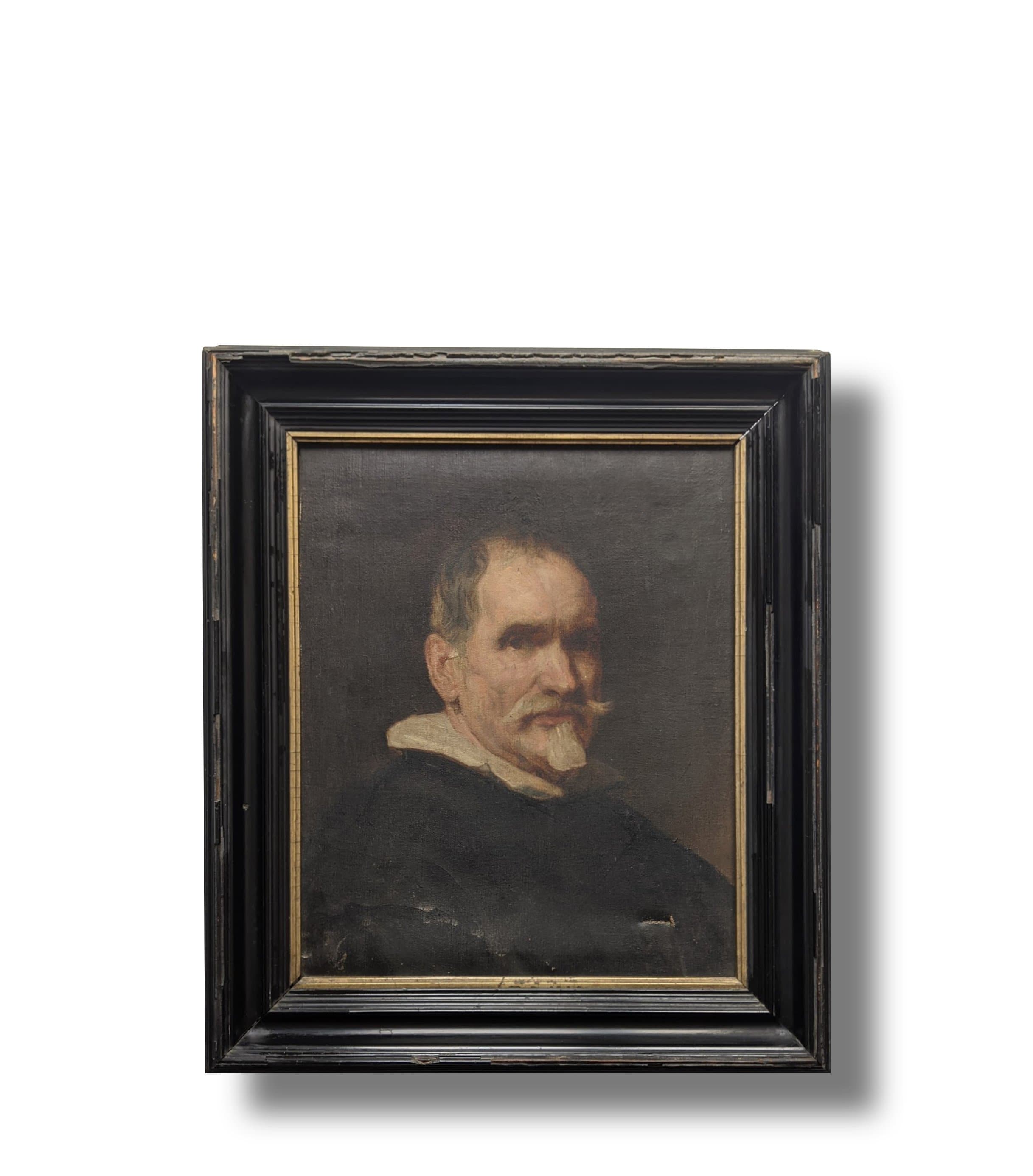 Antique French Portrait Painting, French Art Shop